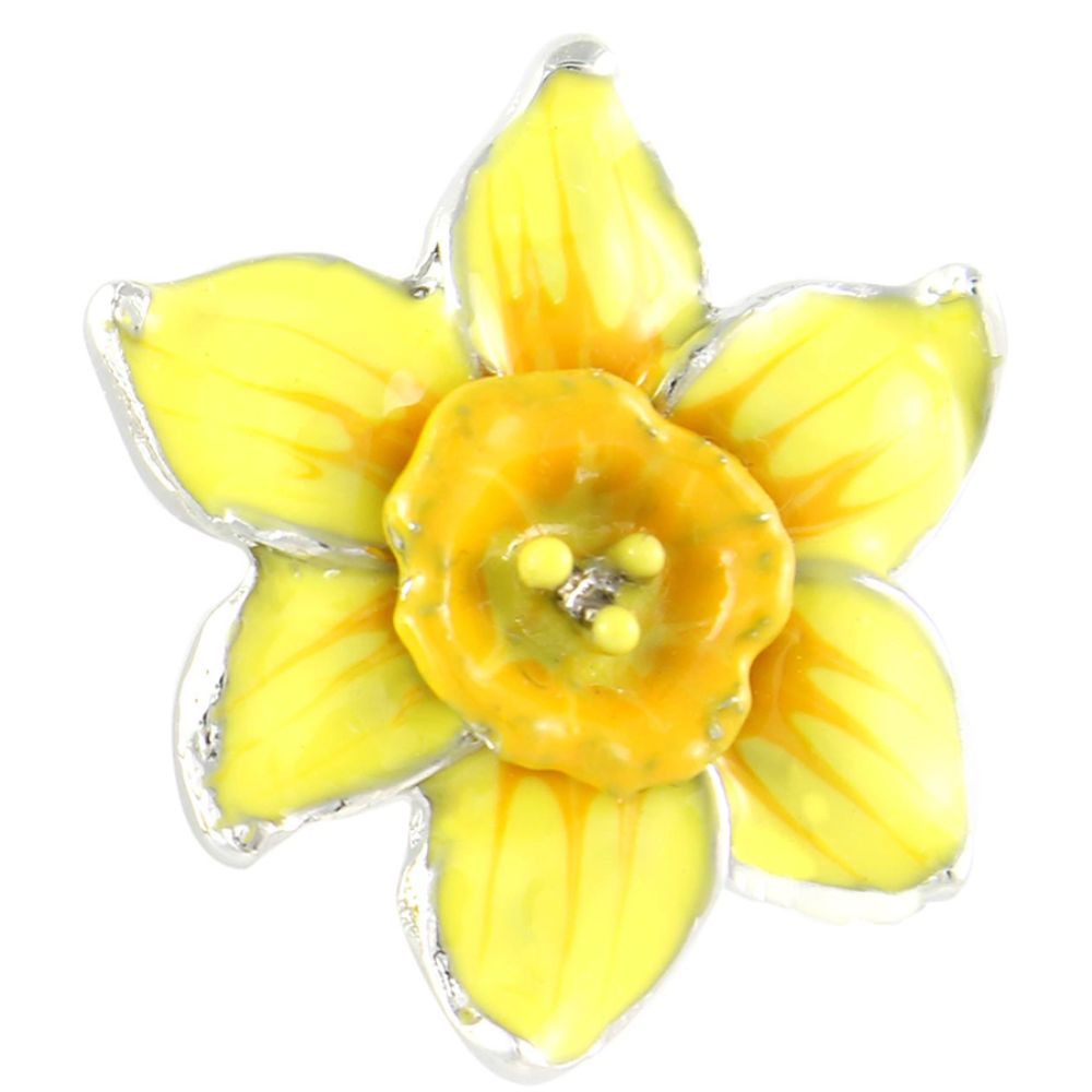 Lila Jewellery Enamel Daffodil Pin – Old Railway Line Garden Centre