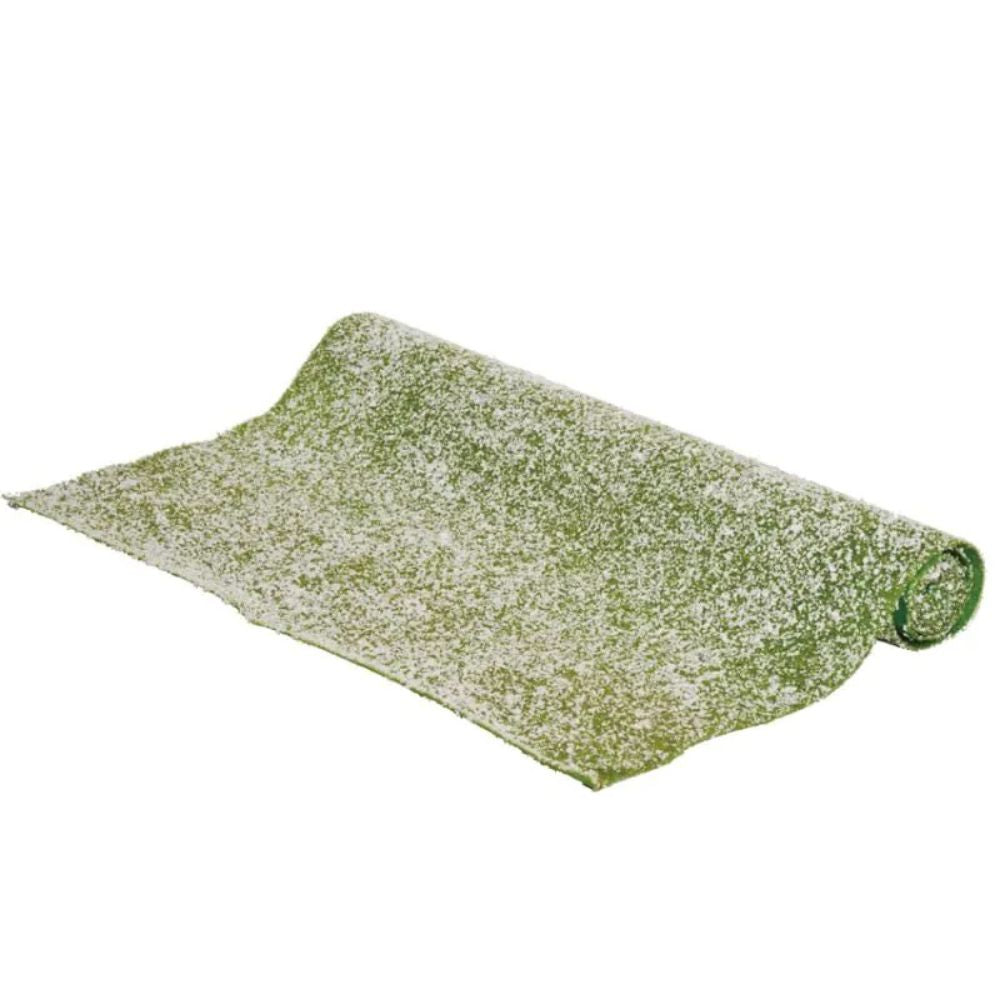 Luville Collectables 120cm Christmas Village Lawn Mat Green with Snow ...