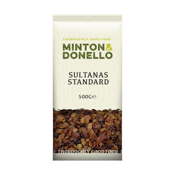 Minton & Donello 500g Sultanas – Old Railway Line Garden Centre