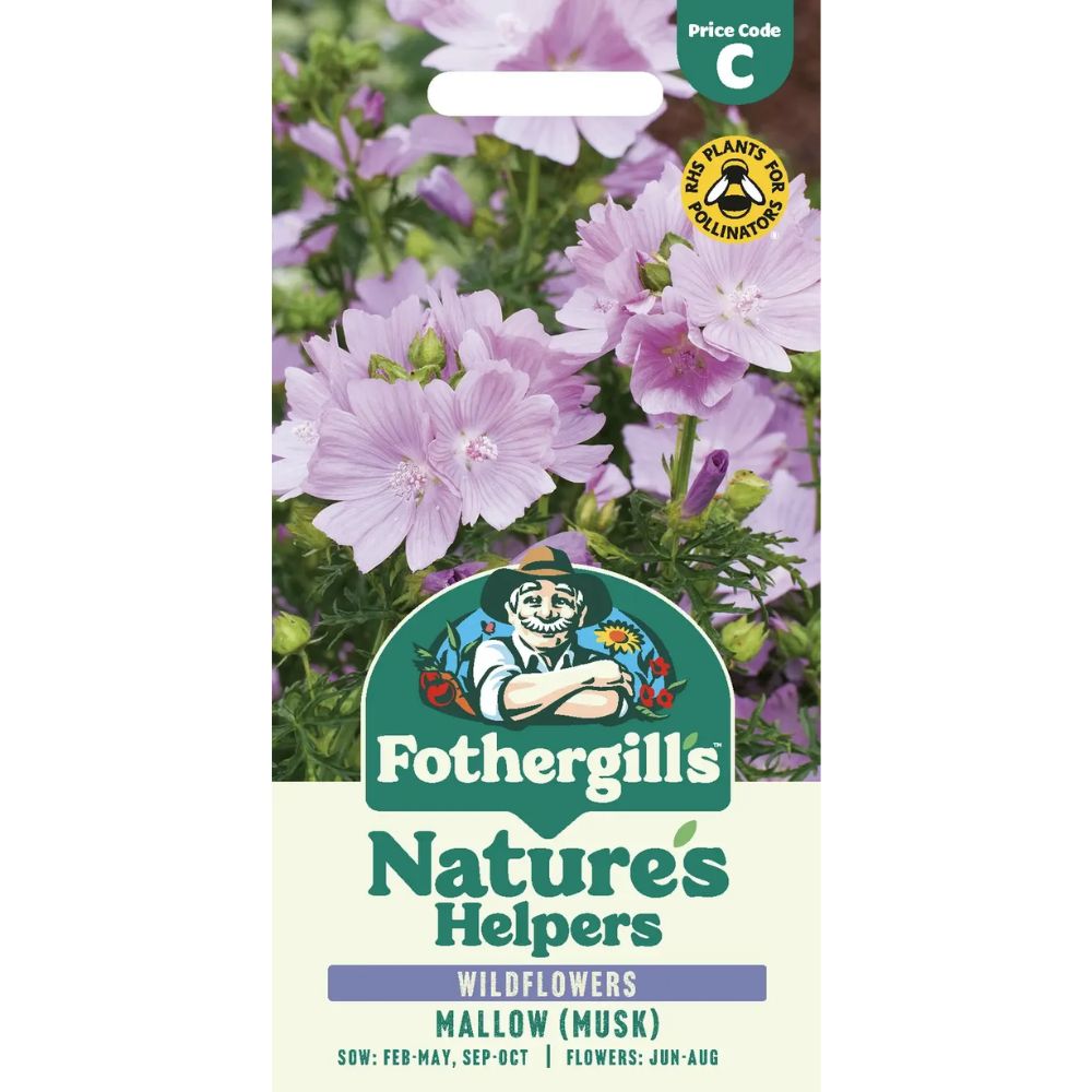 Mr Fothergill's Nature's Helpers Musk Mallow Wildflower Seeds – Old ...