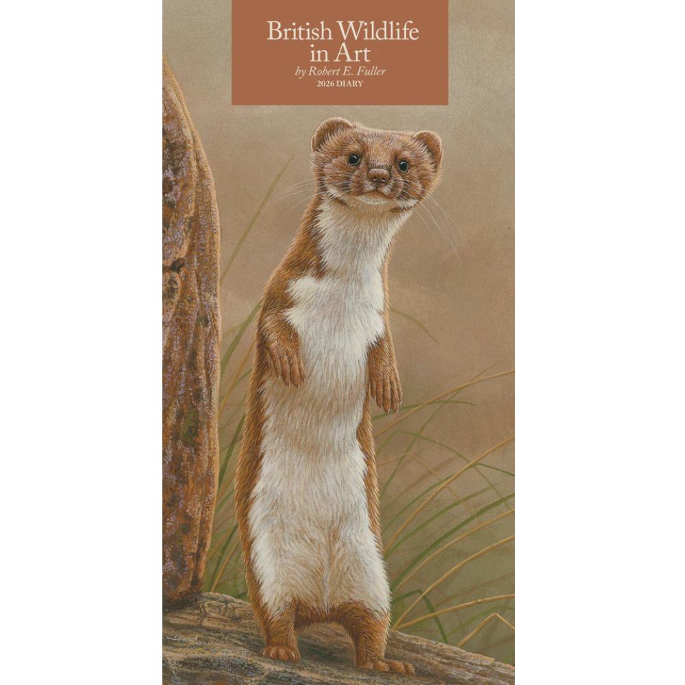 Otter House British Wildlife in Art by Robert Fuller Slim Diary 2026 ...