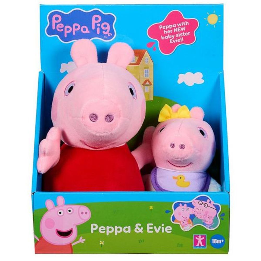 Peppa Pig & Baby Evie Plush Toy – Old Railway Line Garden Centre