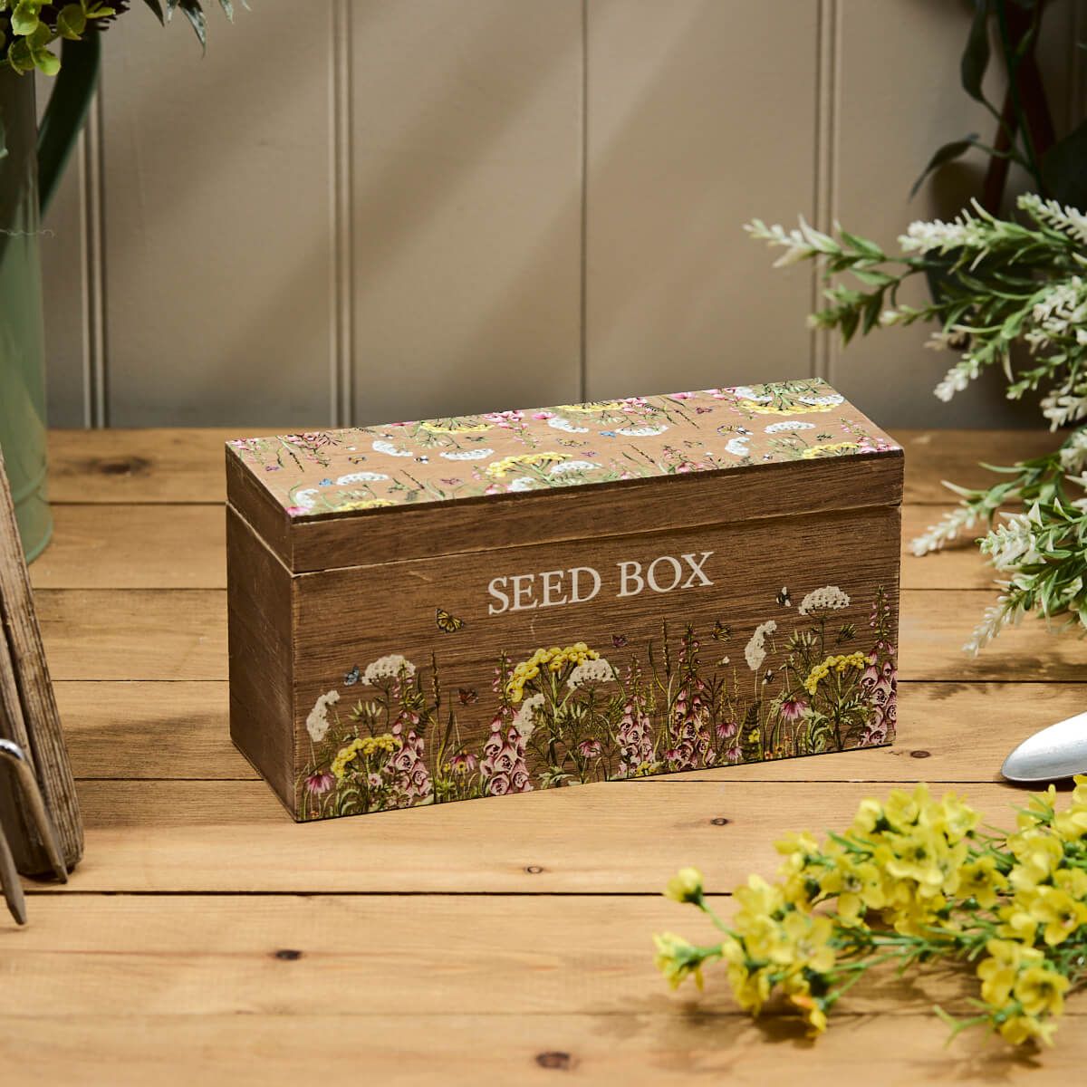 Richard Langs Wildflower Wooden Seed Box - 8WF502 – Old Railway Line ...
