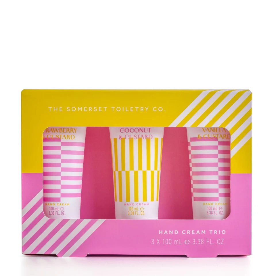 The Somerset Toiletry Co Custard Stripe Hand Cream Box Set – Old ...