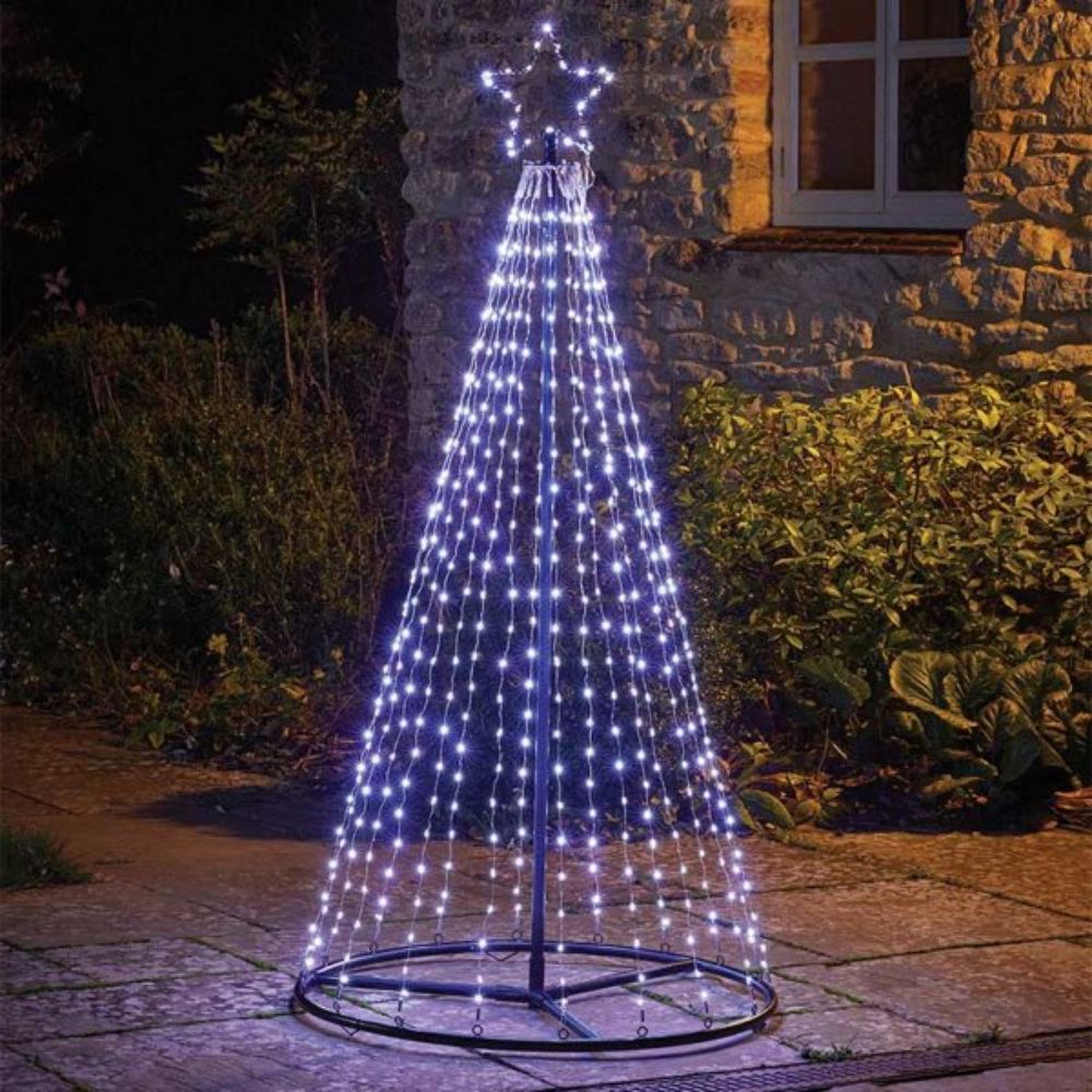Three Kings 2.1m Warm/Cool White LED Twinkle Tree – Old Railway Line ...
