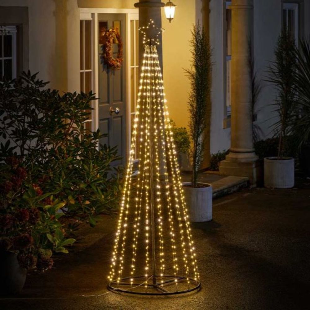 Three Kings 2.1m Warm/Cool White LED Twinkle Tree – Old Railway Line ...