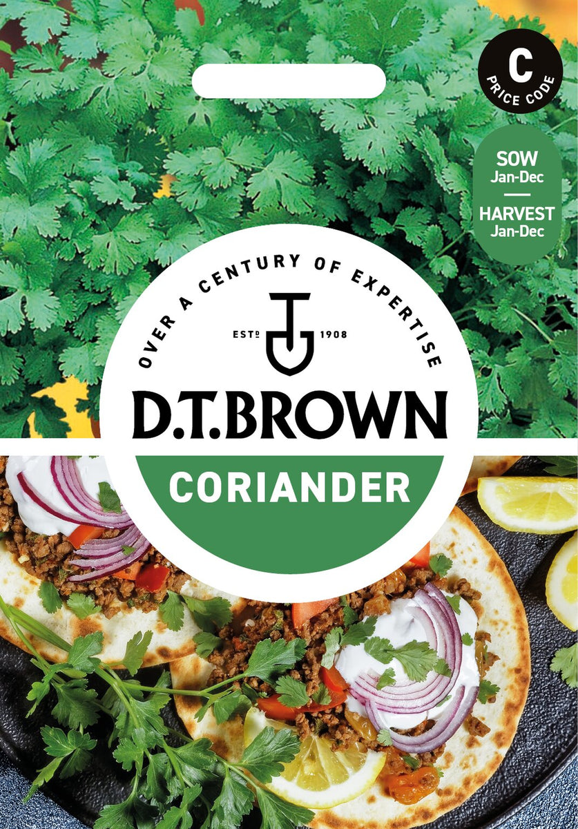 D.T. Brown Cilantro 'Coriander' Seeds – Old Railway Line Garden Centre