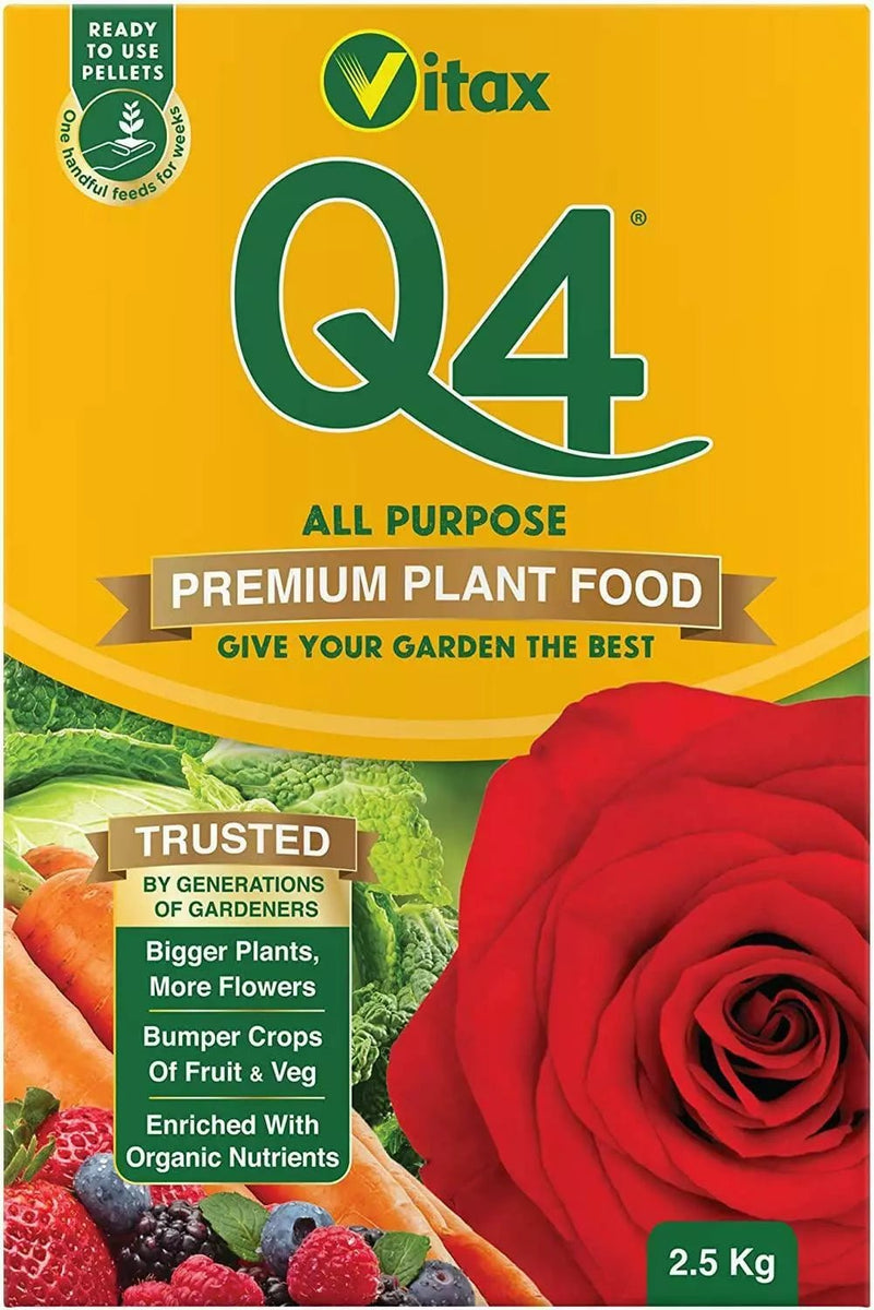 Vitax 2.5kg Q4 General All Purpose Fertiliser – Old Railway Line Garden ...