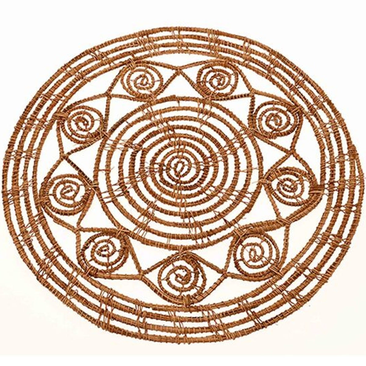 Walton & Co 35cm Palm Circular Mat – Old Railway Line Garden Centre