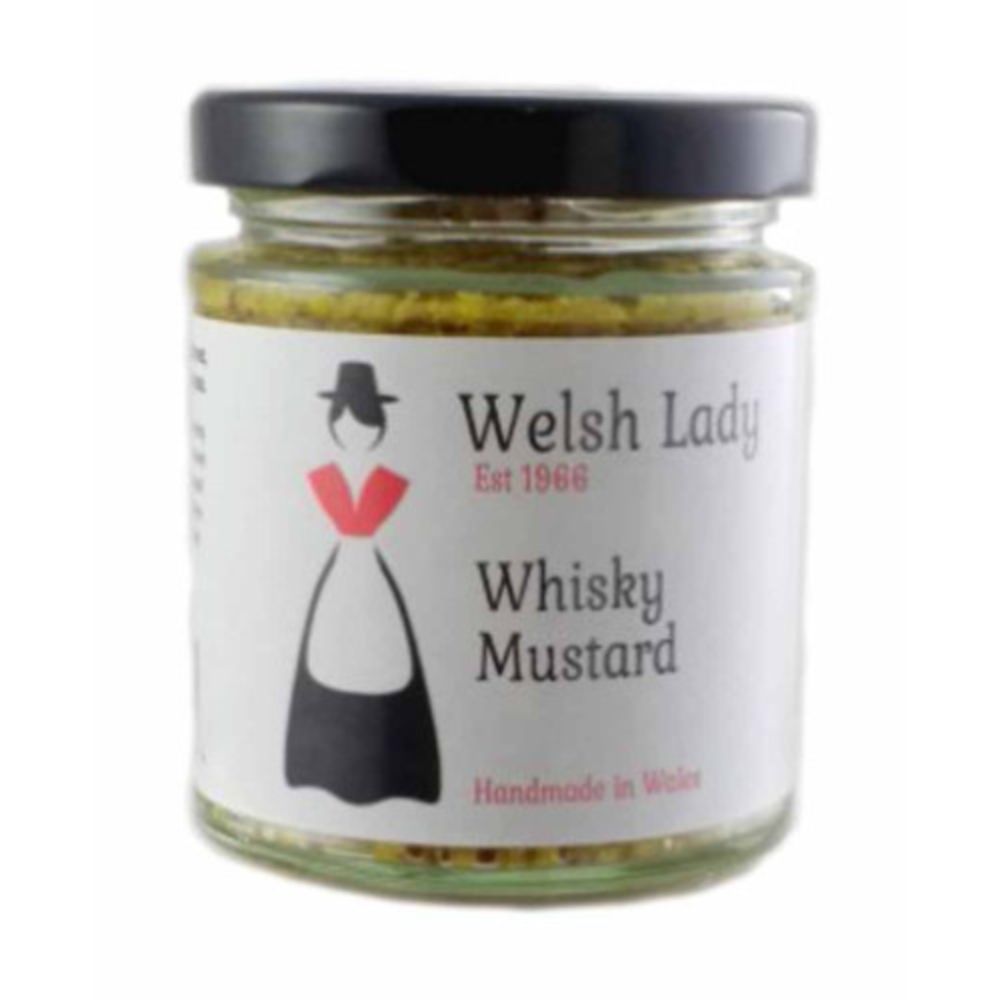 Welsh Lady Preserves 170g Whisky Mustard – Old Railway Line Garden Centre
