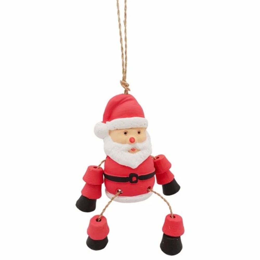 Woodlodge 11.5cm Hanging Terracotta Pot Santa – Old Railway Line Garden ...
