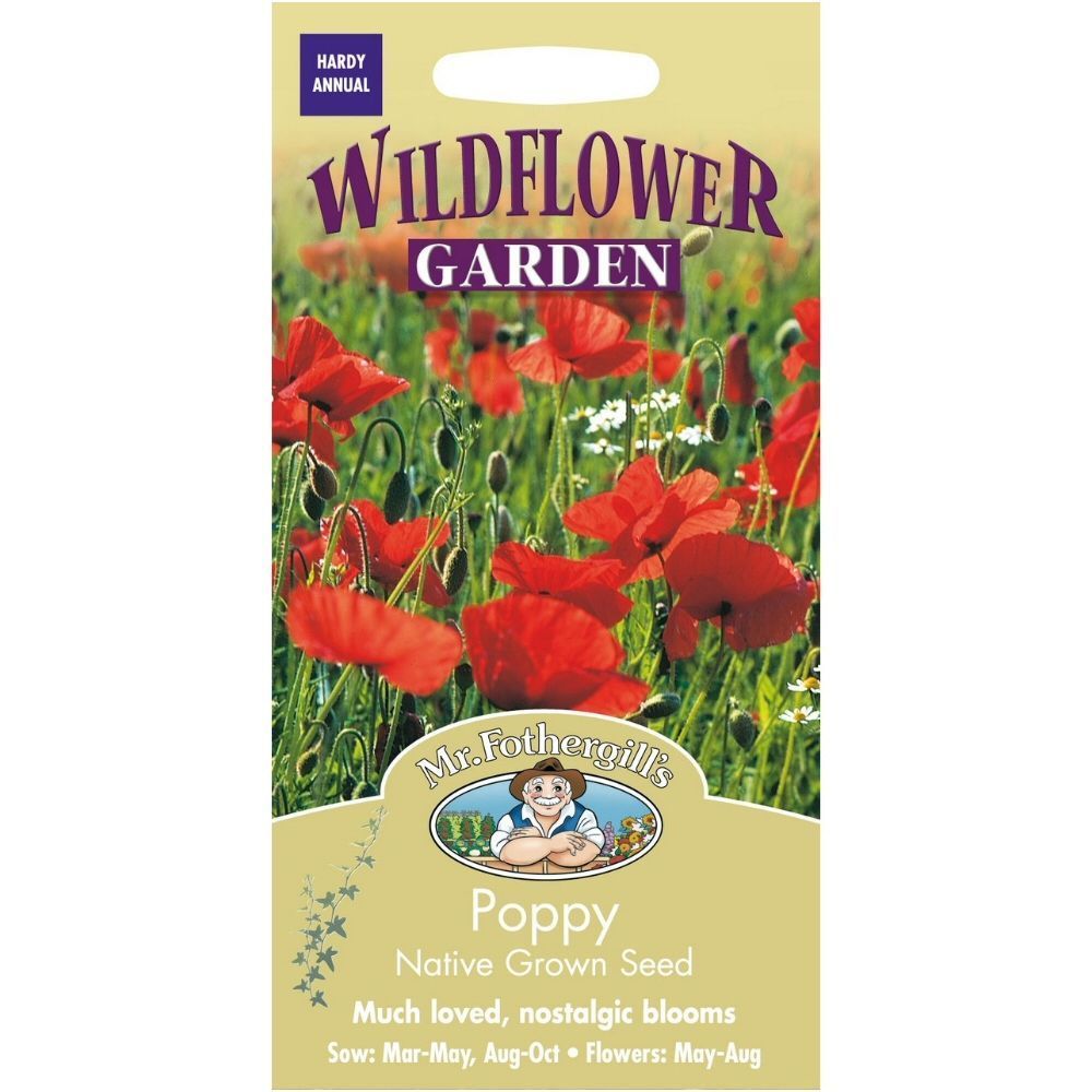Mr Fothergill's Wildflowers Wild Poppy Seeds – Old Railway Line Garden ...