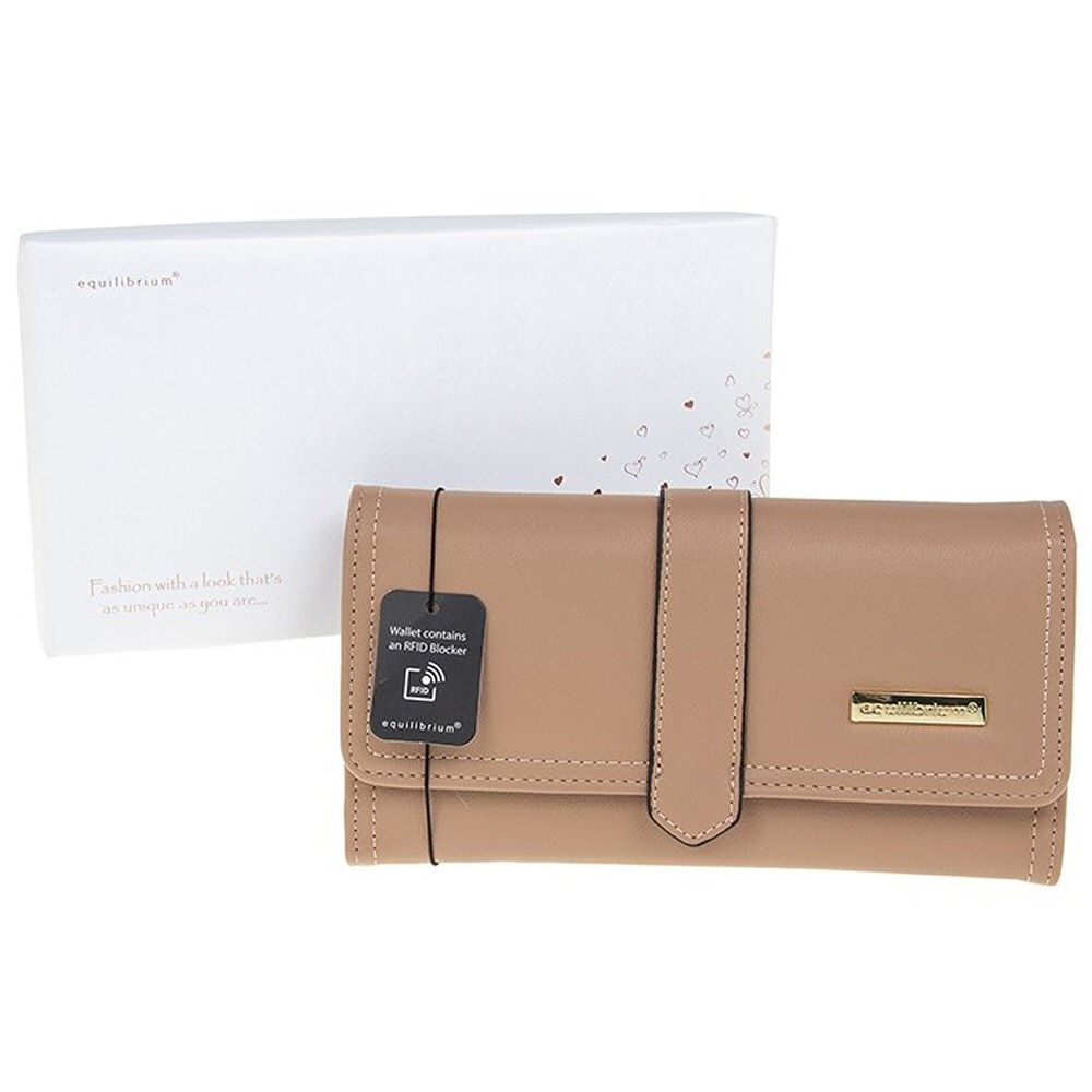 Equilibrium 10cm Beige Strap Purse – Old Railway Line Garden Centre