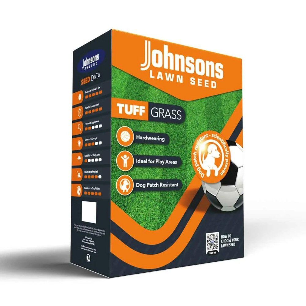 Johnsons 4.25kg Tuff Grass Lawn Grass Seed – Old Railway Line Garden Centre