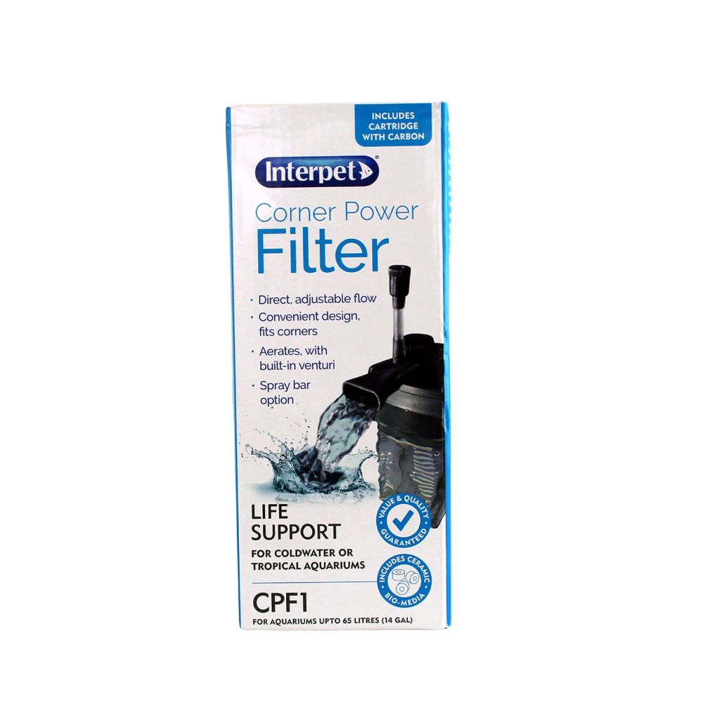 Interpet Internal Corner Power Filter CPF1 – Old Railway Line Garden Centre