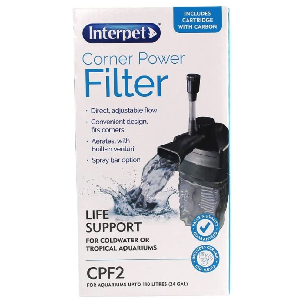 Interpet Internal Corner Power Filter CPF2 – Old Railway Line Garden Centre