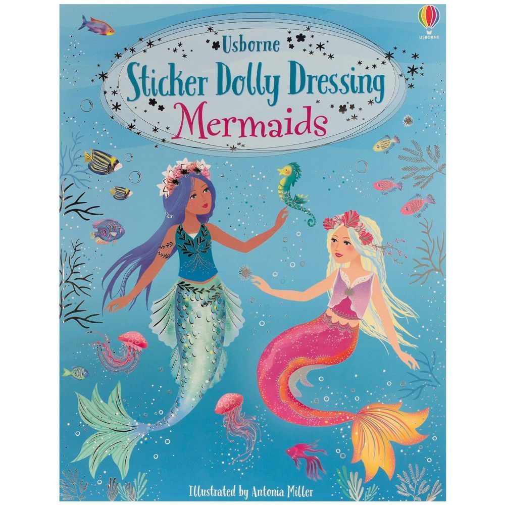 Usborne Sticker Dolly Dressing Mermaids – Old Railway Line Garden Centre