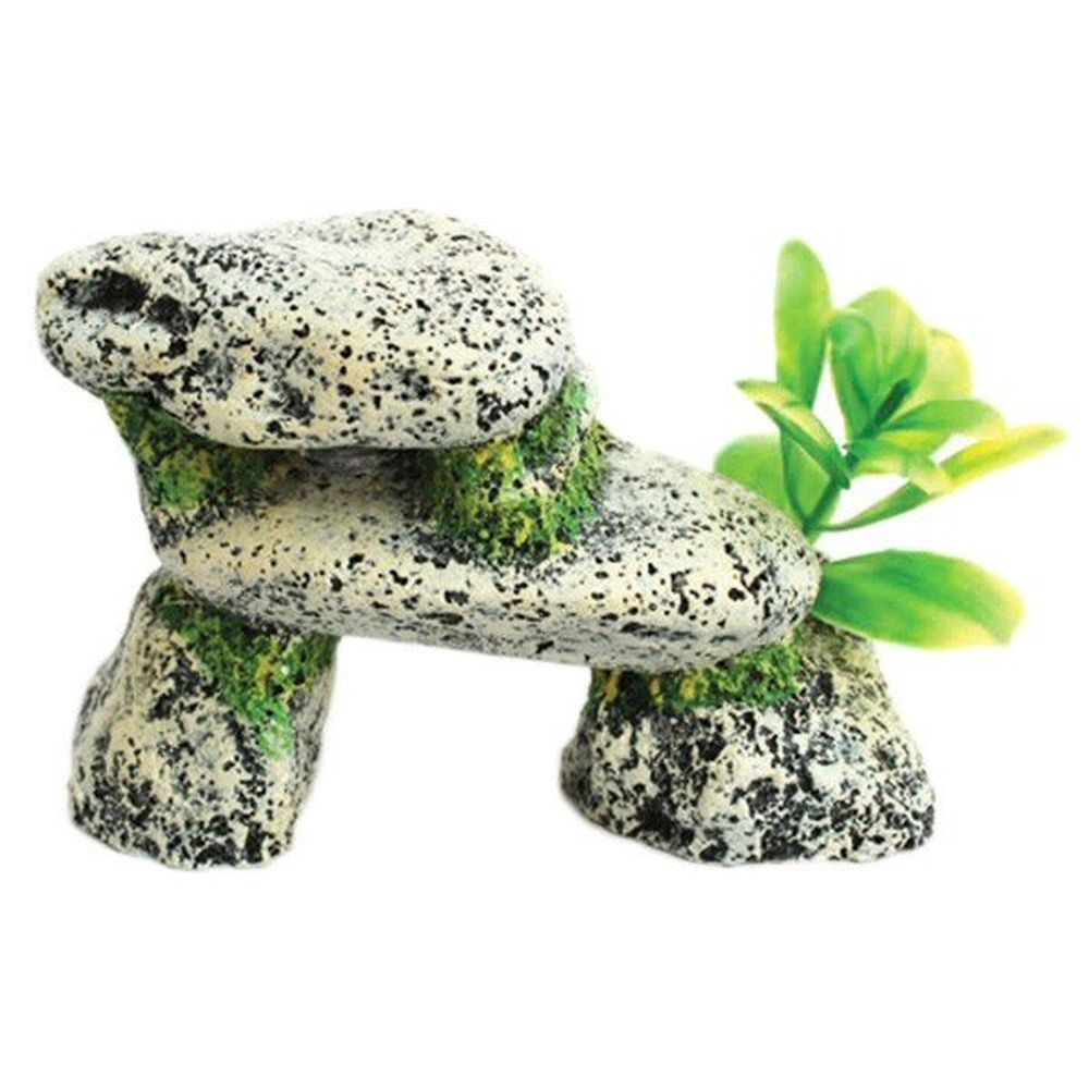 Betta 13cm Small Grey Stone Formation Aquarium Ornament – Old Railway ...