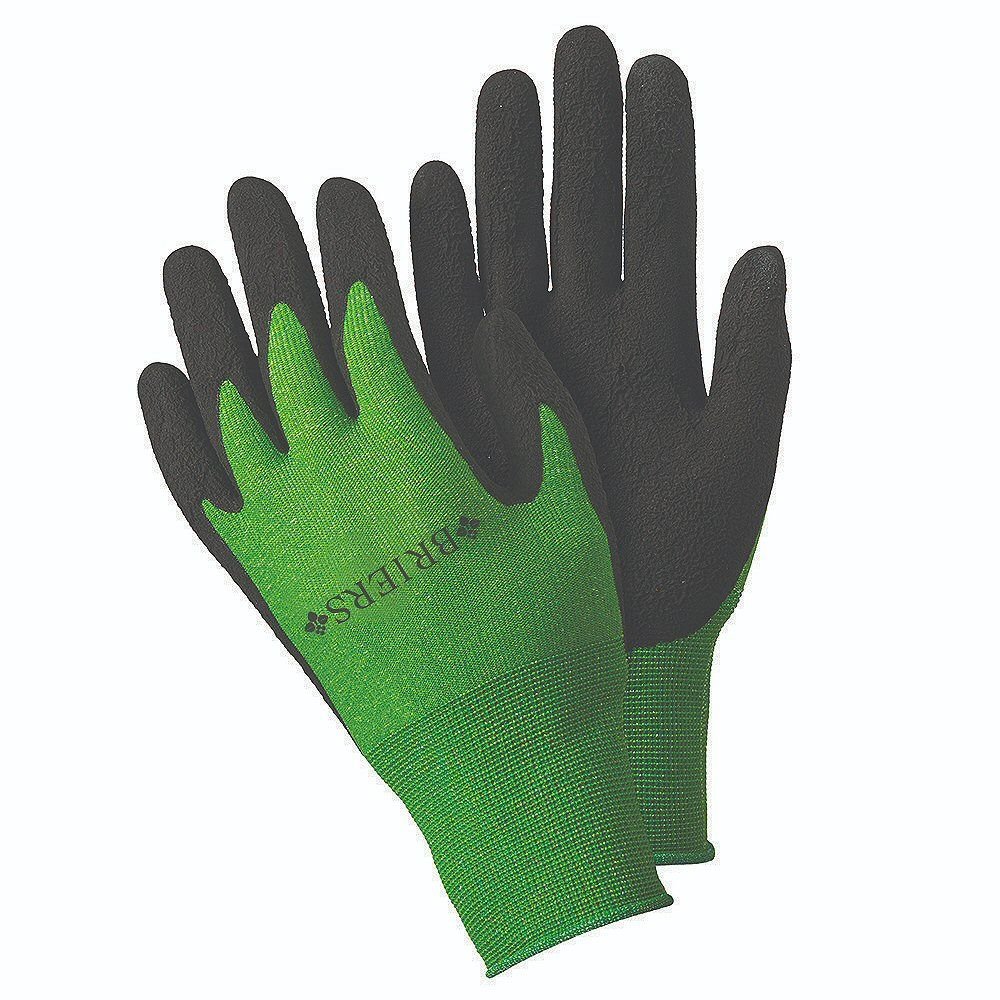 Briers Medium Green Bamboo Grips Gloves – Old Railway Line Garden Centre