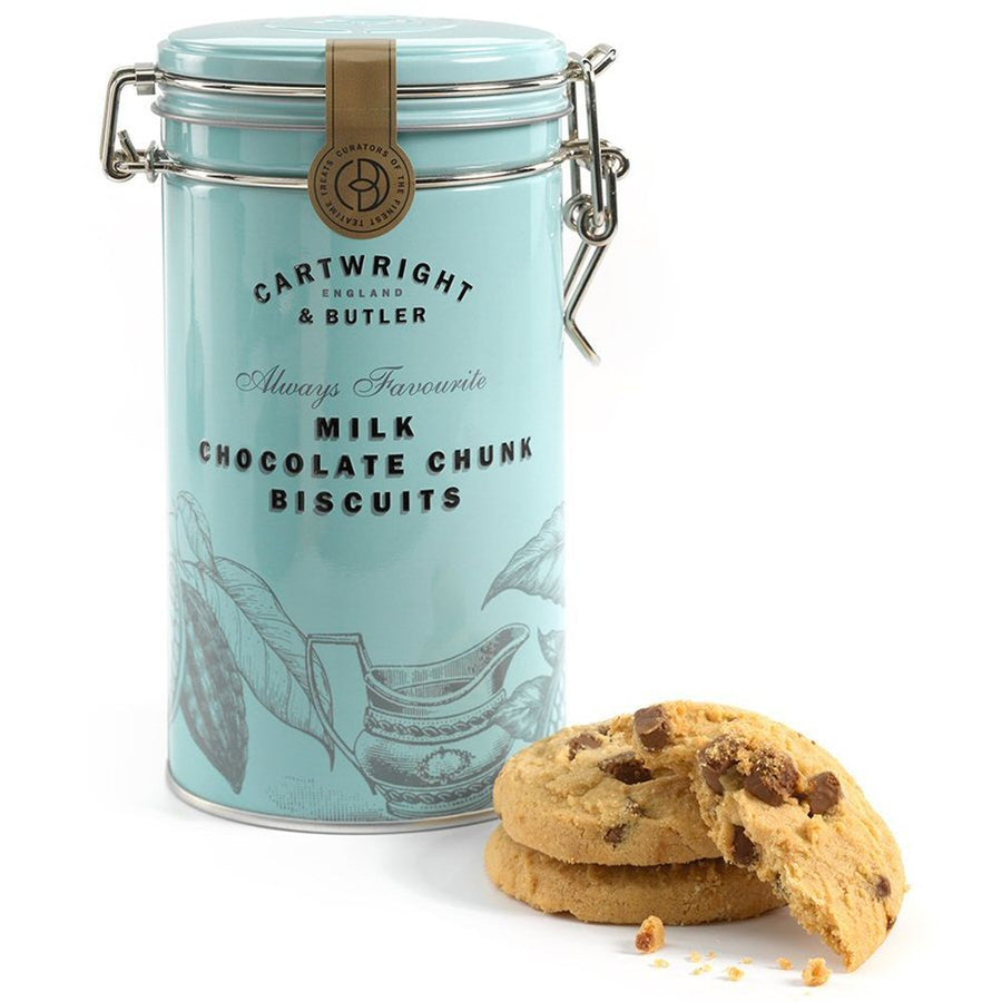 Cartwright & Butler 200g Milk Chocolate Chunk Biscuit Tin – Old Railway ...