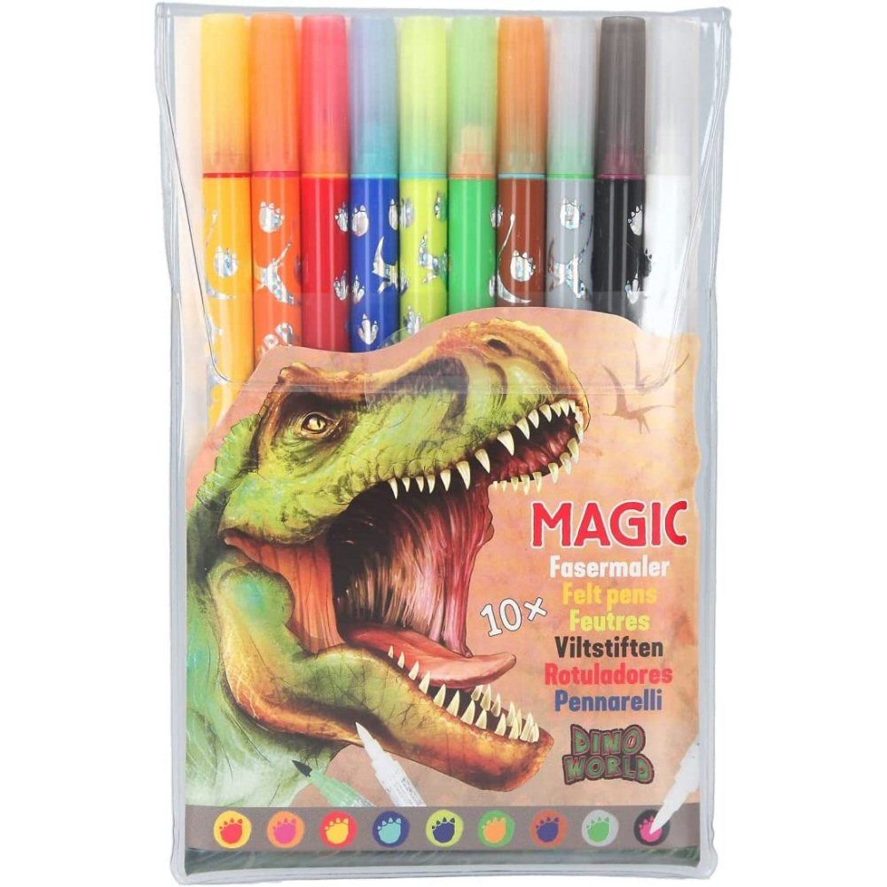 Dino World Double-Ended Magic Marker Pen Set – Old Railway Line Garden ...