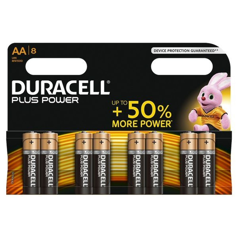 Duracell Plus Power AA Batteries - Pack of 8 – Old Railway Line Garden ...