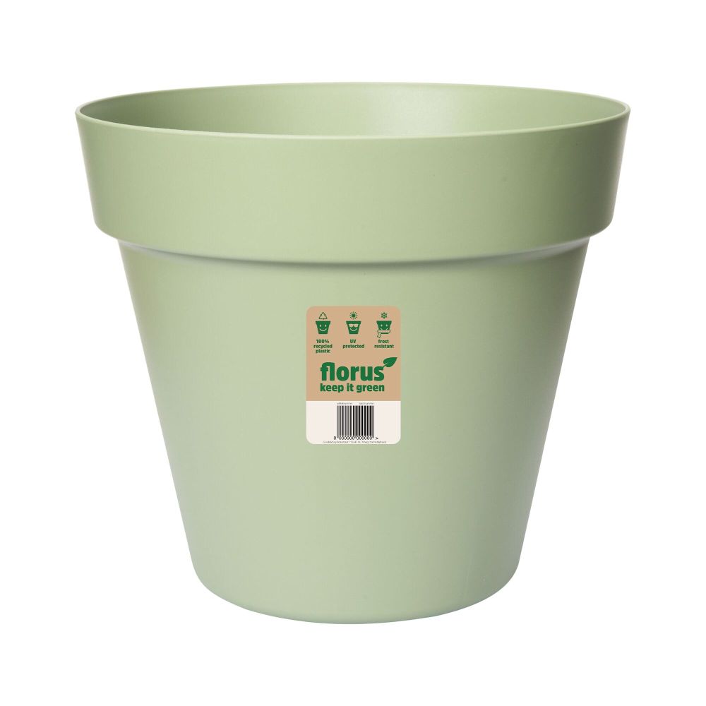 Elho 40cm Mint Green Paris Flower Pot – Old Railway Line Garden Centre