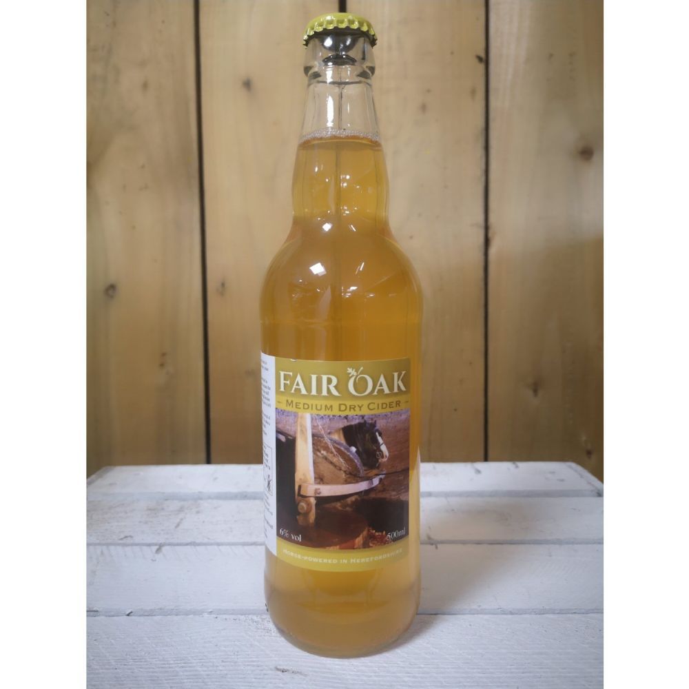 Fair Oak 500ml Medium Dry Cider – Old Railway Line Garden Centre