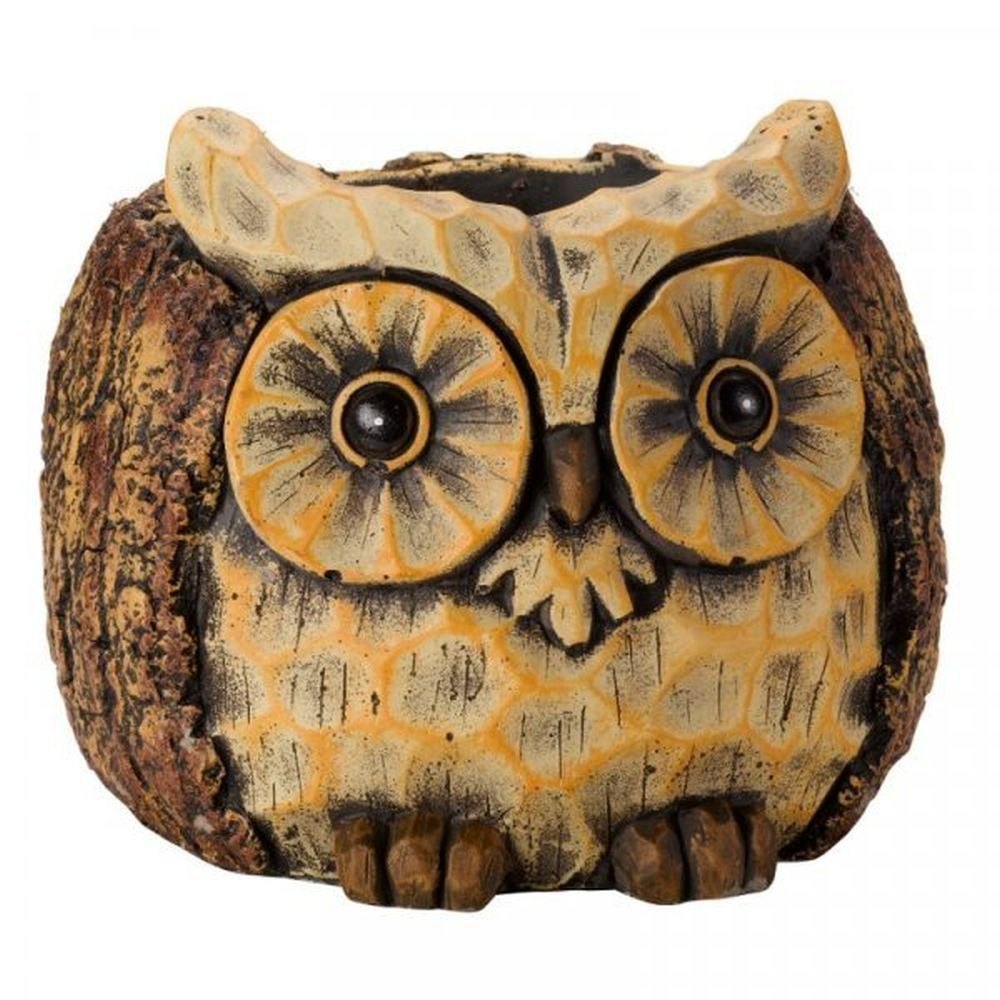 Flamboya 21cm Owl Planter – Old Railway Line Garden Centre