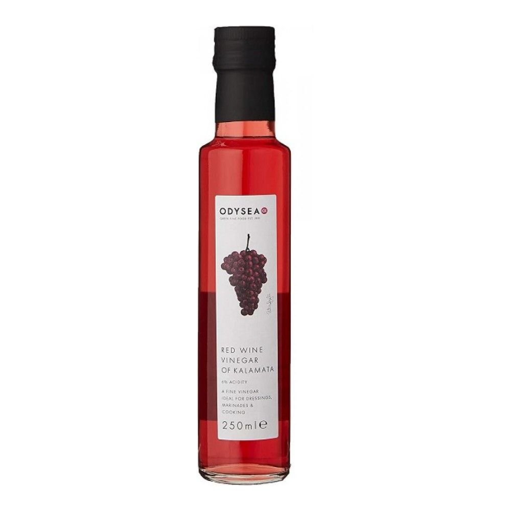 Odysea 250ml Red Wine Vinegar of Kalamata – Old Railway Line Garden Centre