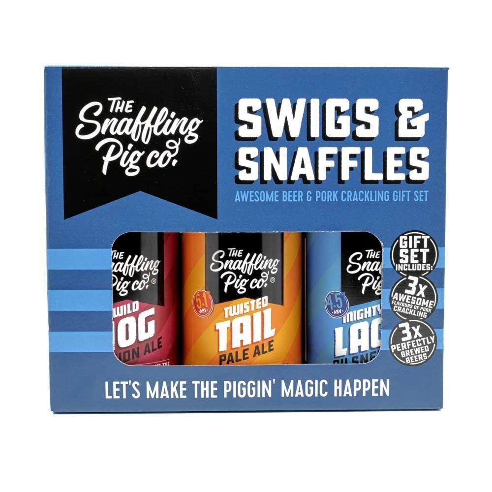 Snaffling Pig Swigs & Snaffles Beer & Pork Crackling Gift Set – Old ...