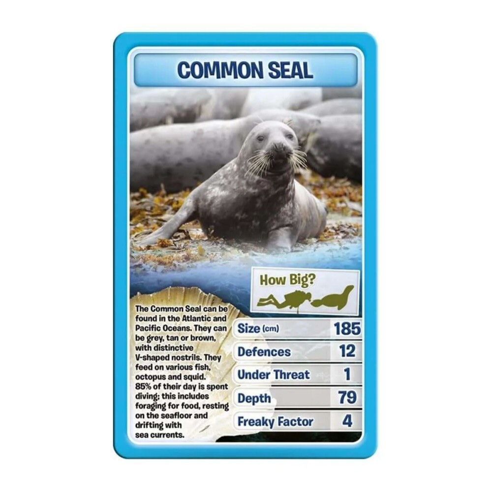 Top Trumps Creatures of the Deep Card Game – Old Railway Line Garden Centre