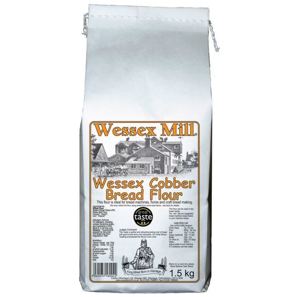 Wessex Mill 1.5kg Cobber Bread Flour – Old Railway Line Garden Centre