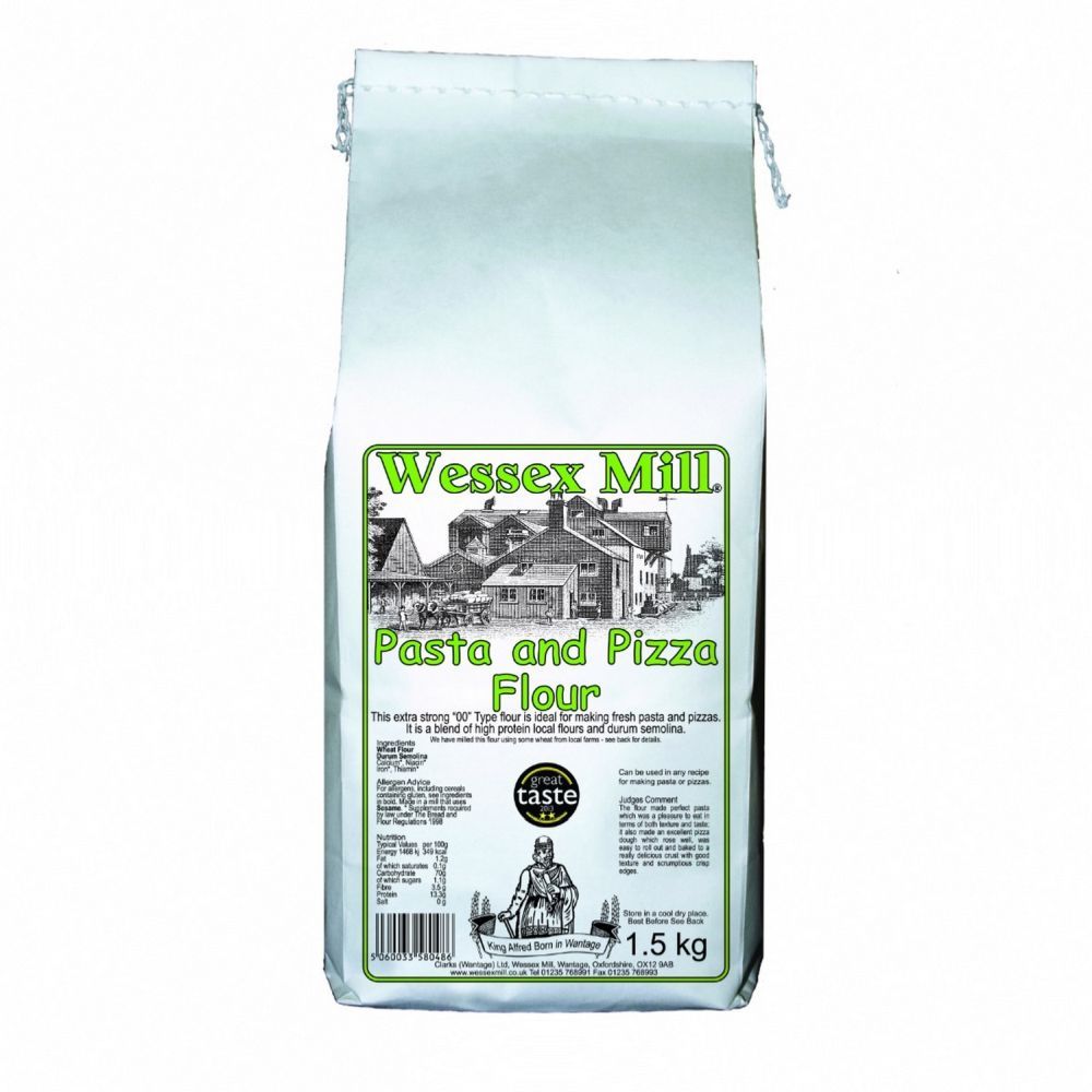 Wessex Mill 1.5kg Pasta and Pizza Flour – Old Railway Line Garden Centre